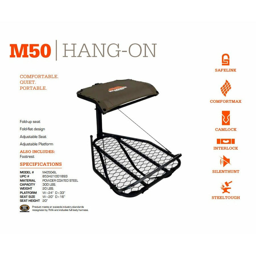 Millennium M50 Hang-on Treestand | The Hunt Works